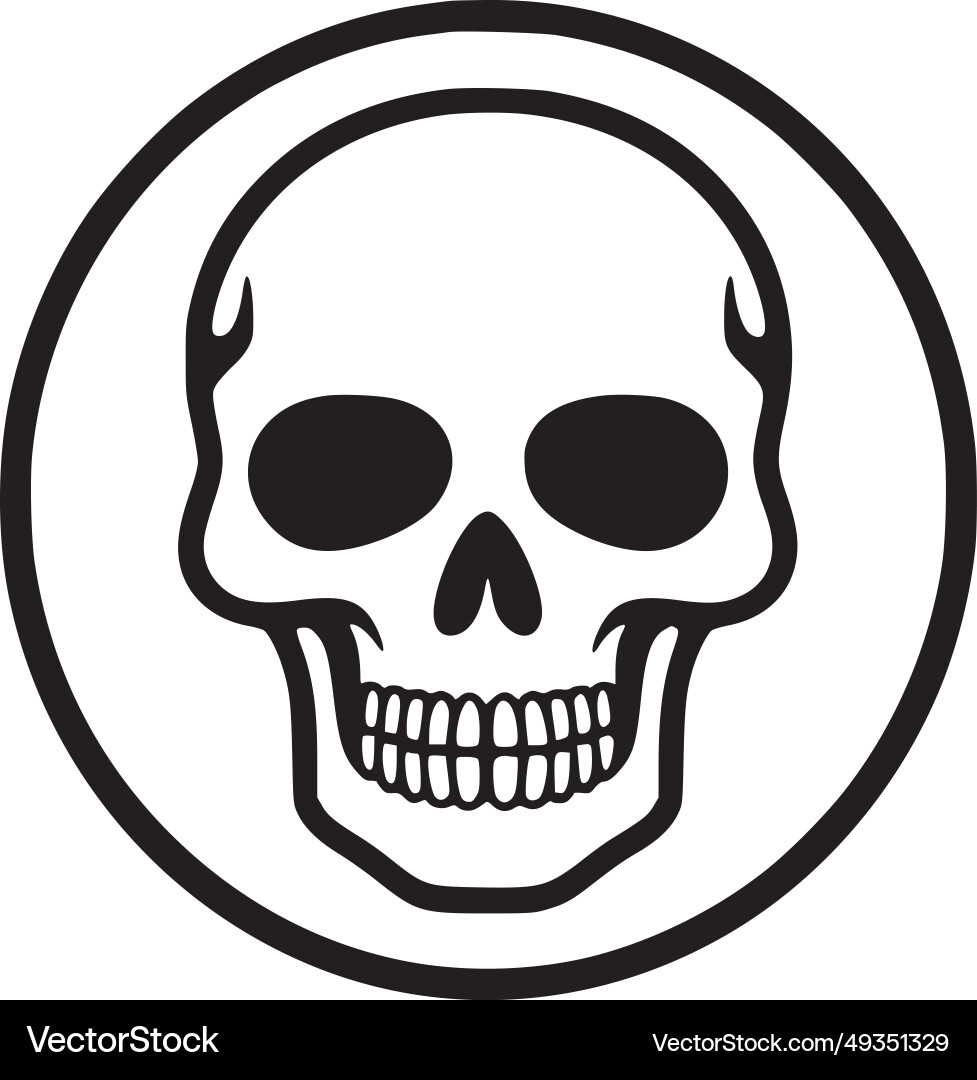 Skeleton - high quality logo ideal for t-shirt Vector Image