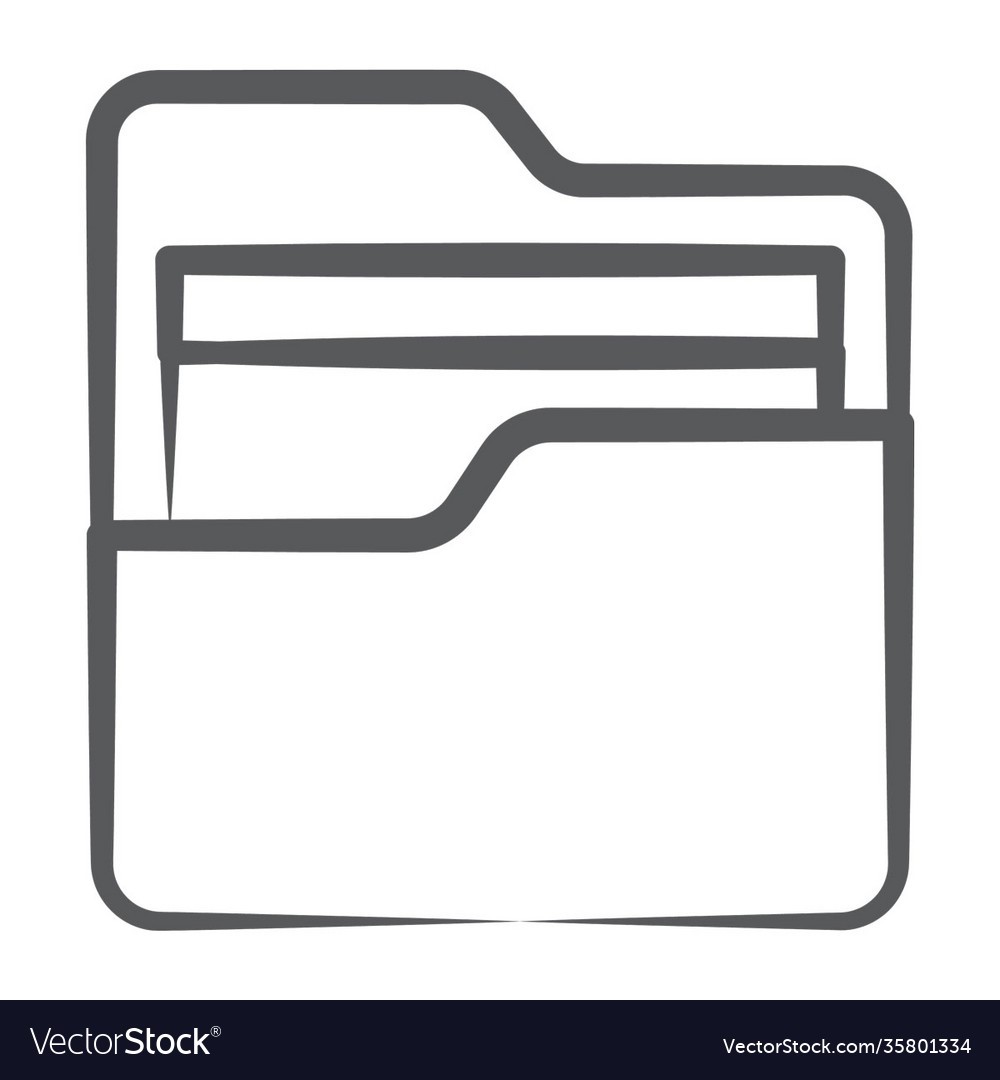 Documents folder Royalty Free Vector Image - VectorStock