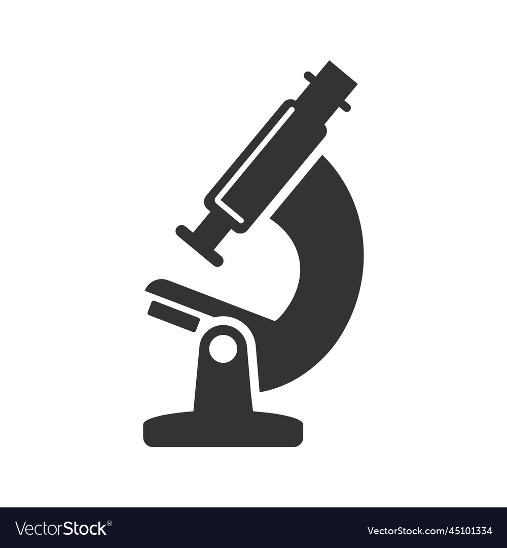 Microscope research icon Royalty Free Vector Image
