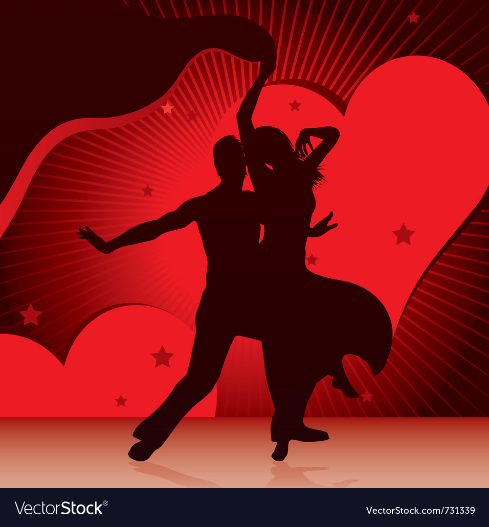 Dancing couples Royalty Free Vector Image - VectorStock