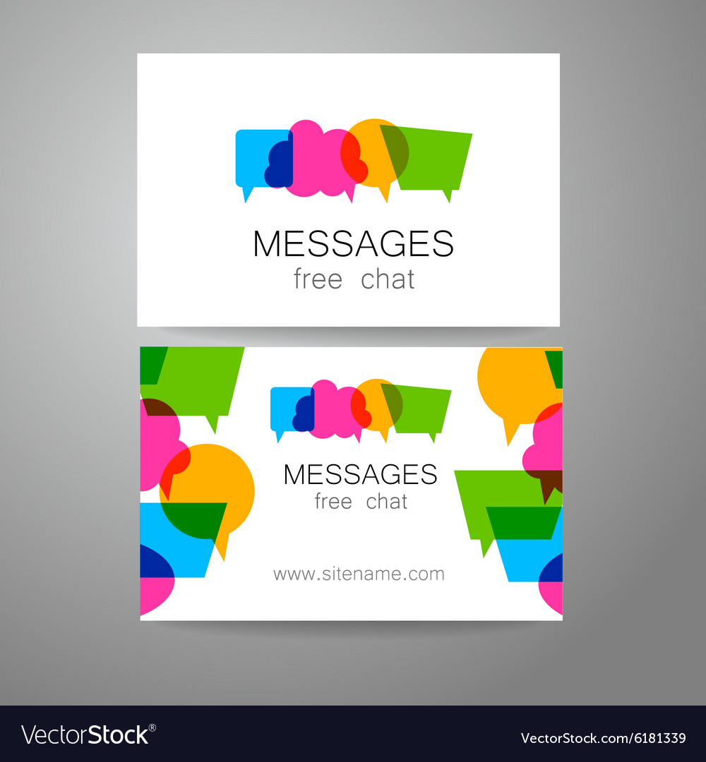 Messages logo Royalty Free Vector Image - VectorStock