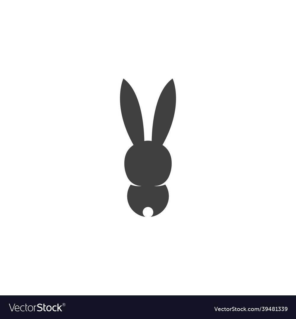 Rabbit icon design Royalty Free Vector Image - VectorStock
