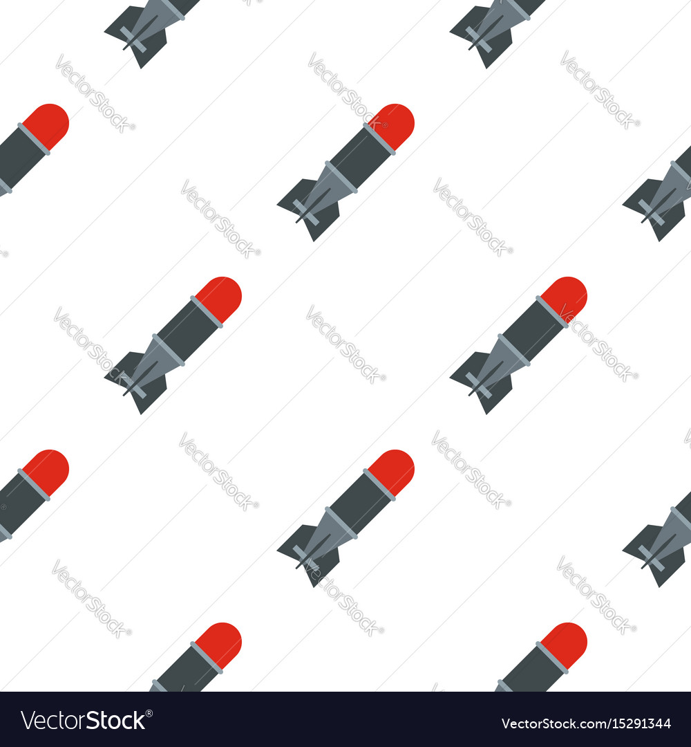 Bomb pattern flat Royalty Free Vector Image - VectorStock