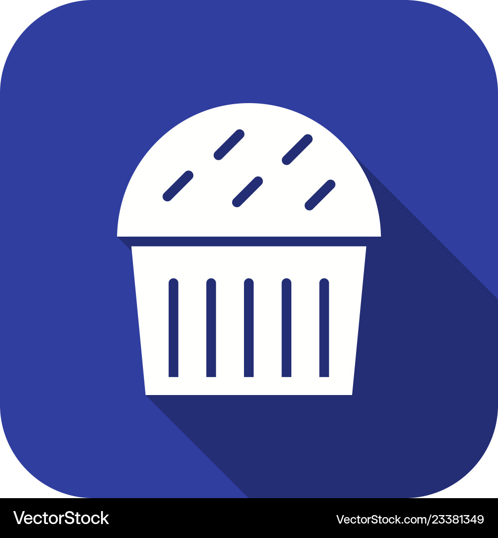 Cupcake icon Royalty Free Vector Image - VectorStock