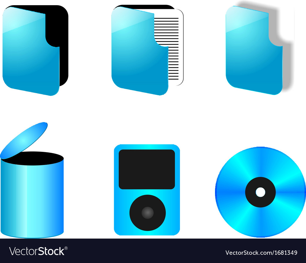 Icons Royalty Free Vector Image - VectorStock