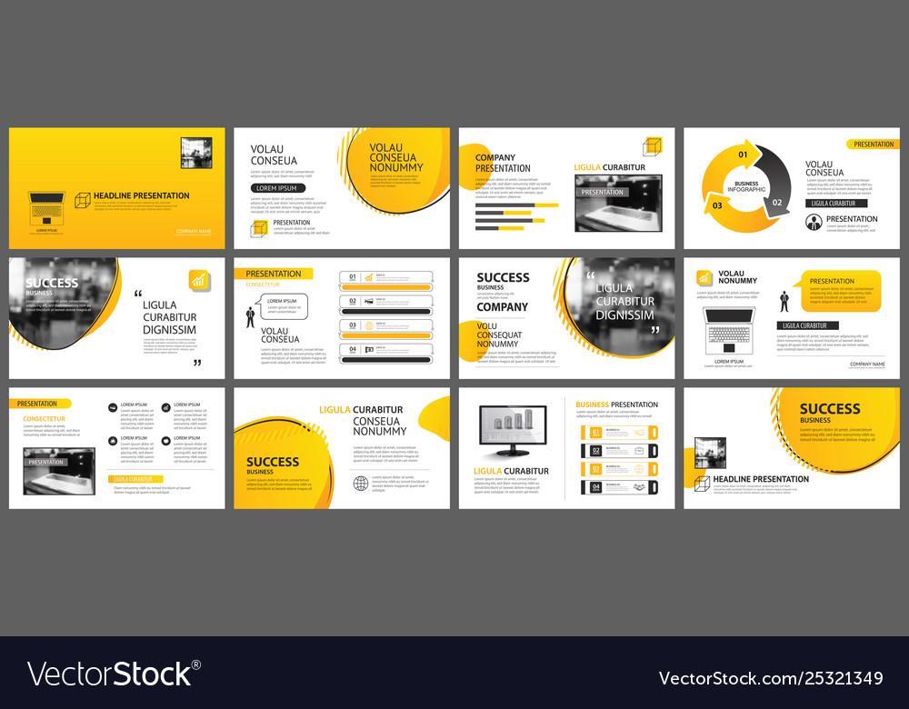 Presentation and slide layout background design Vector Image