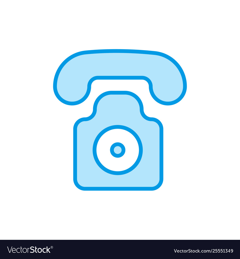 Telephone symbol icon Royalty Free Vector Image
