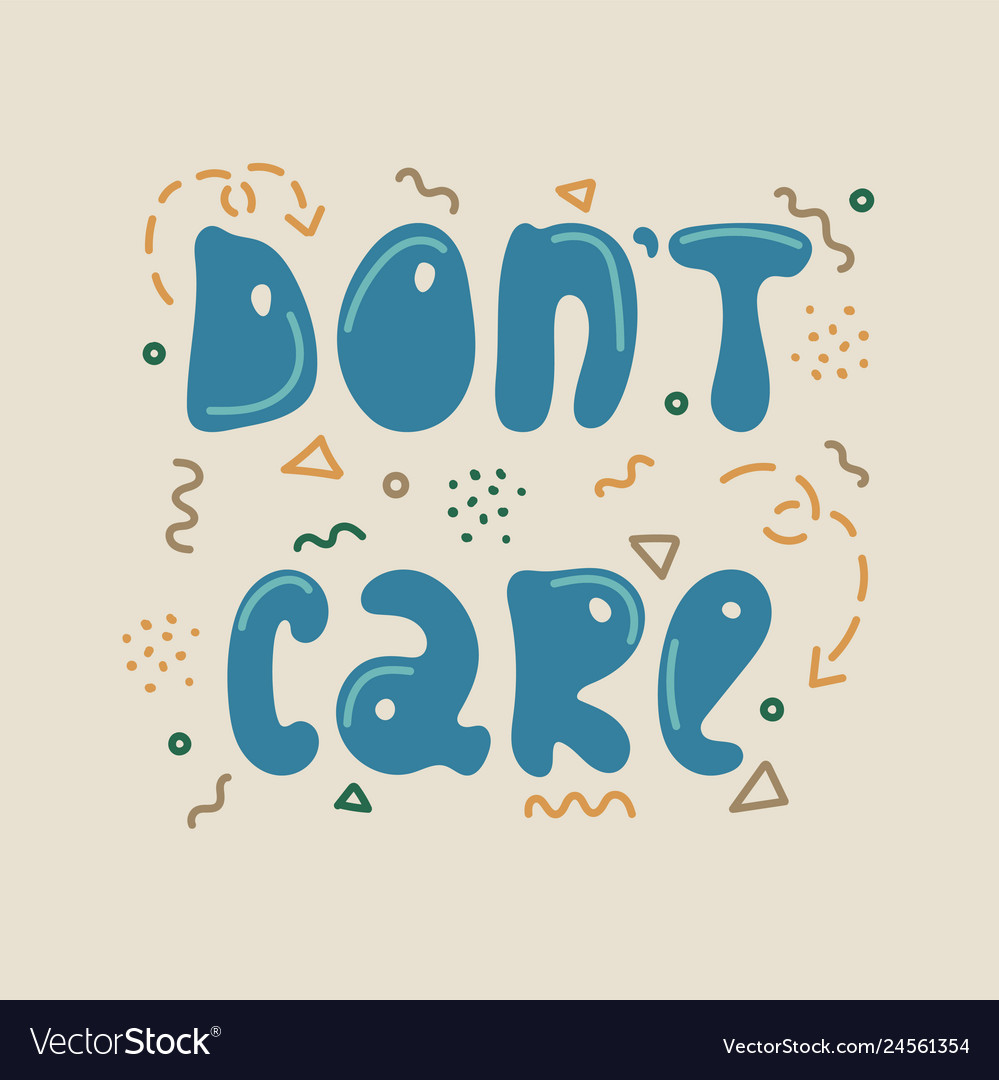 Hand-drawn sarcastic lettering in sloppy style Vector Image