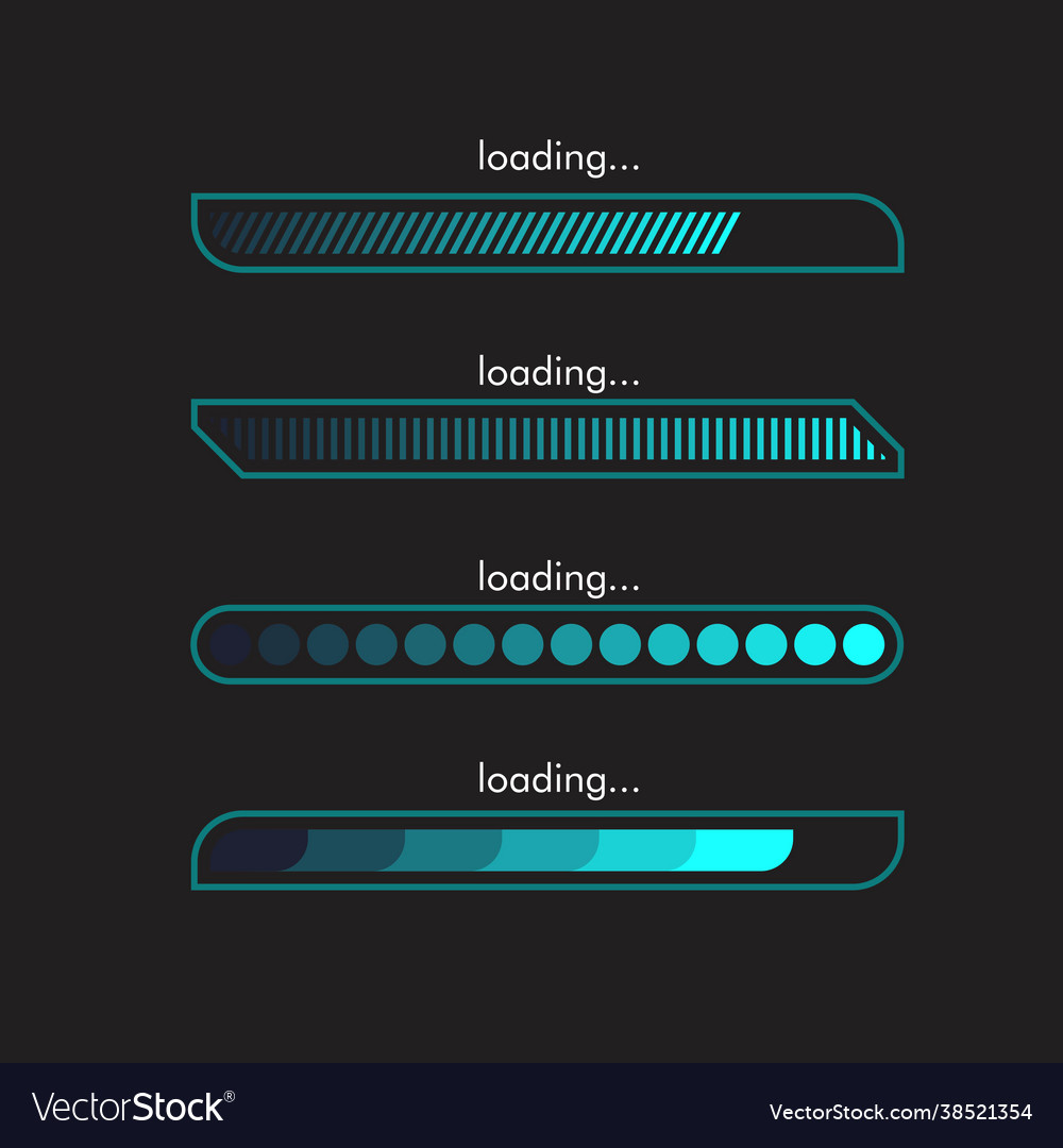 Loading icon design Royalty Free Vector Image - VectorStock