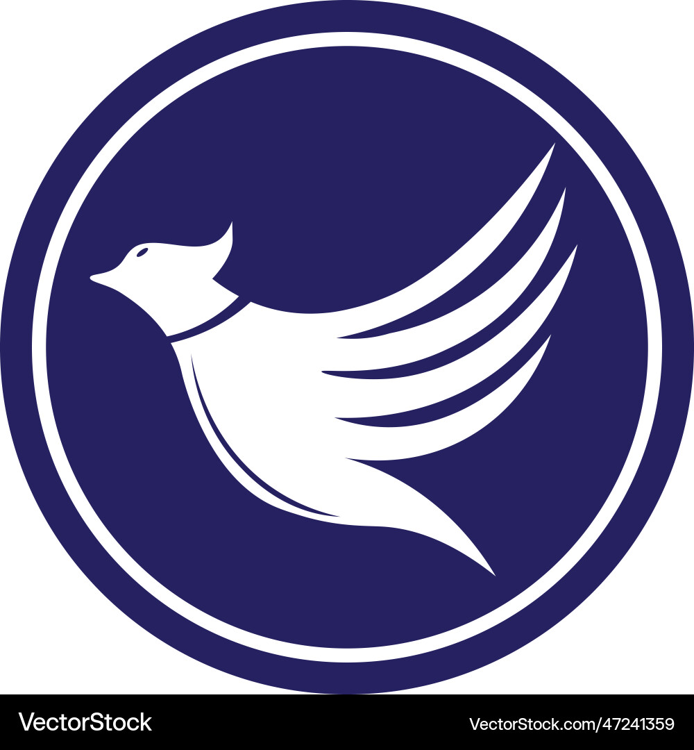 Bird logo Royalty Free Vector Image - VectorStock