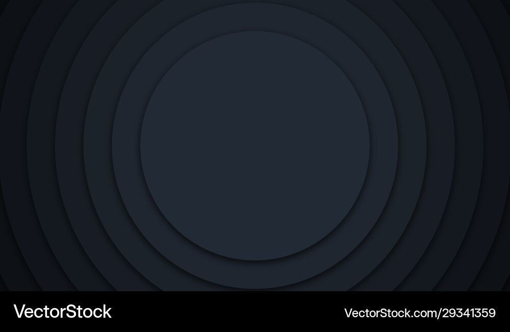 Circle geometric background with paper cut shapes Vector Image