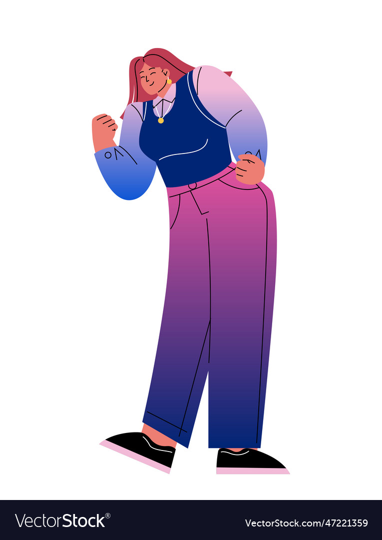 Happy smiling person Royalty Free Vector Image