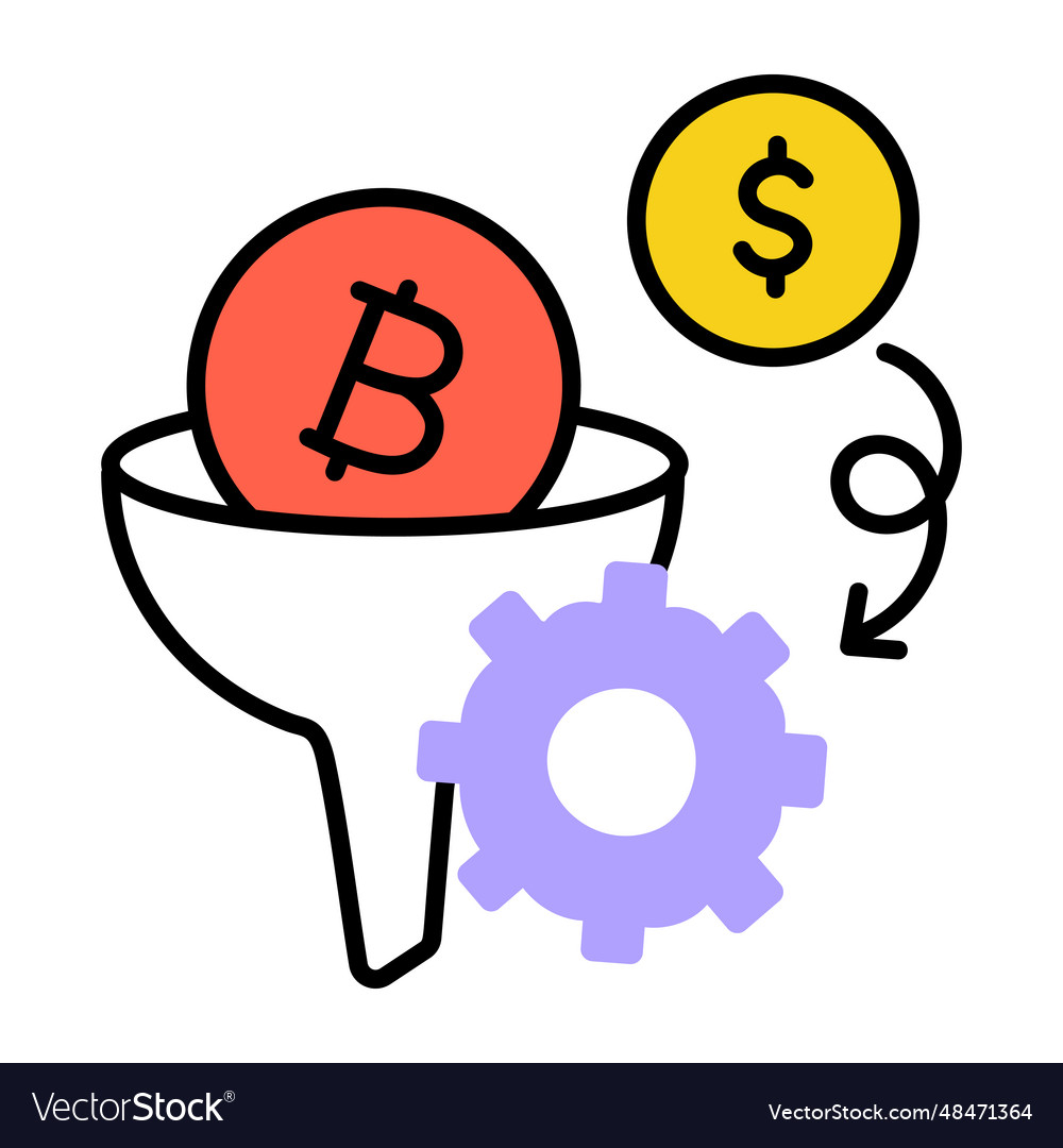 Money conversion Royalty Free Vector Image - VectorStock