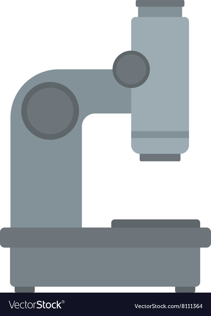 Professional laboratory microscope Royalty Free Vector Image