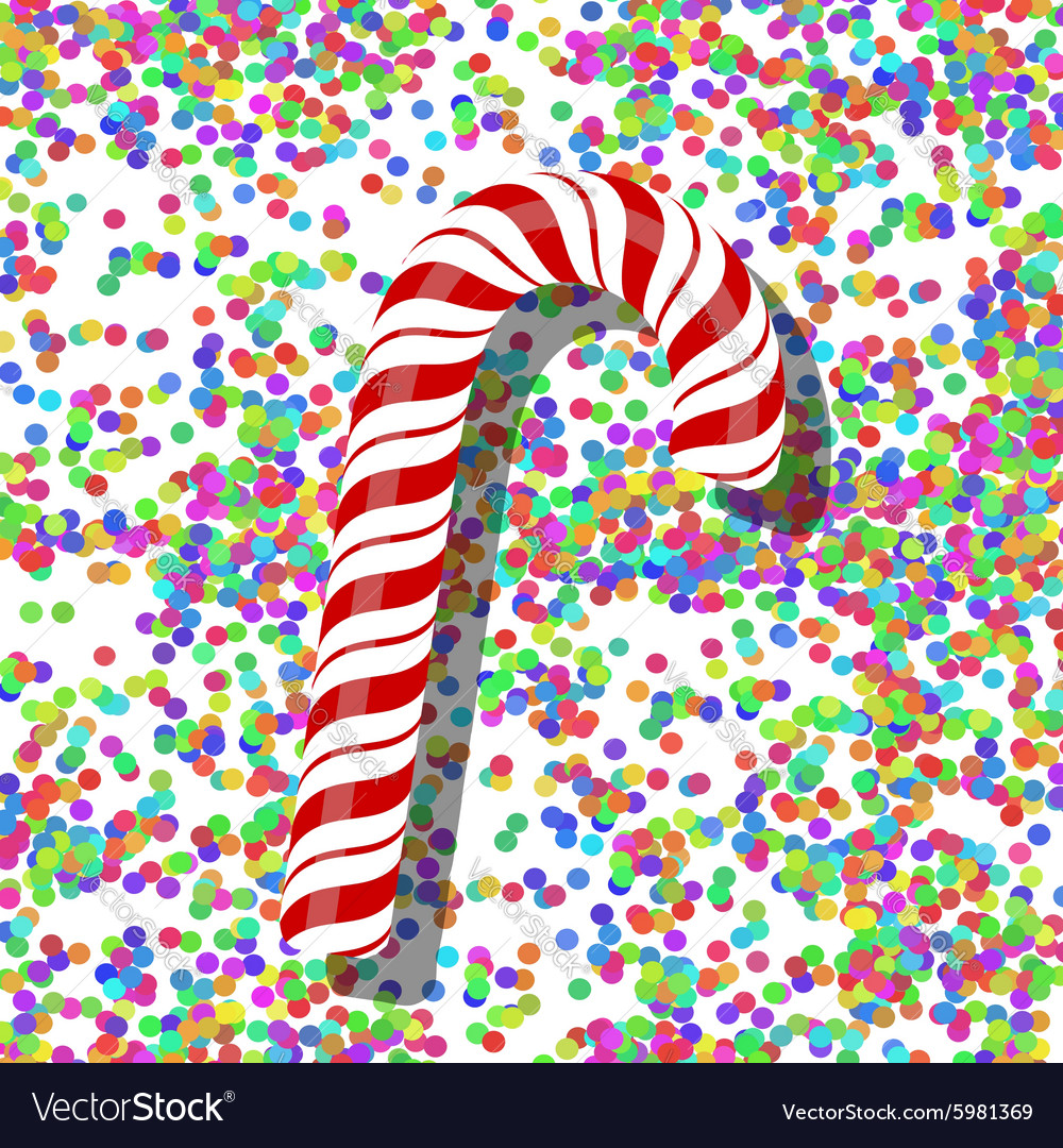 Candy cane Royalty Free Vector Image - VectorStock