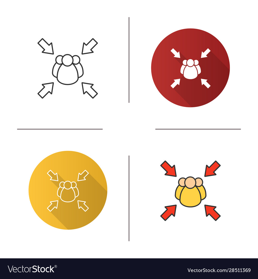 Fire assembly point icon Royalty Free Vector Image