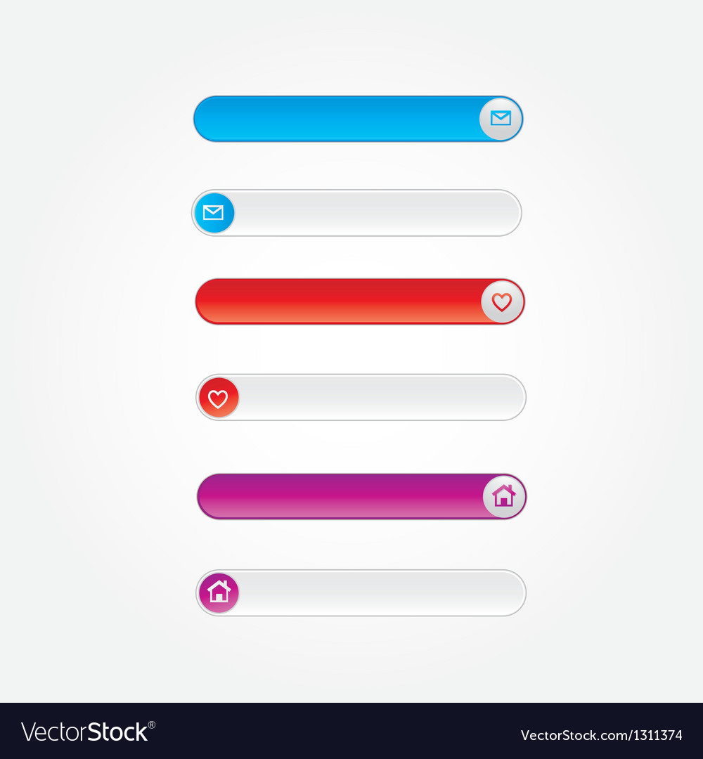 Button Royalty Free Vector Image - VectorStock