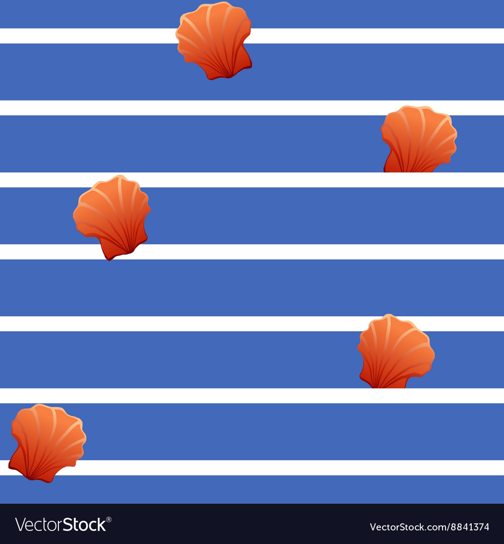 Horizontal striped seamless pattern Royalty Free Vector