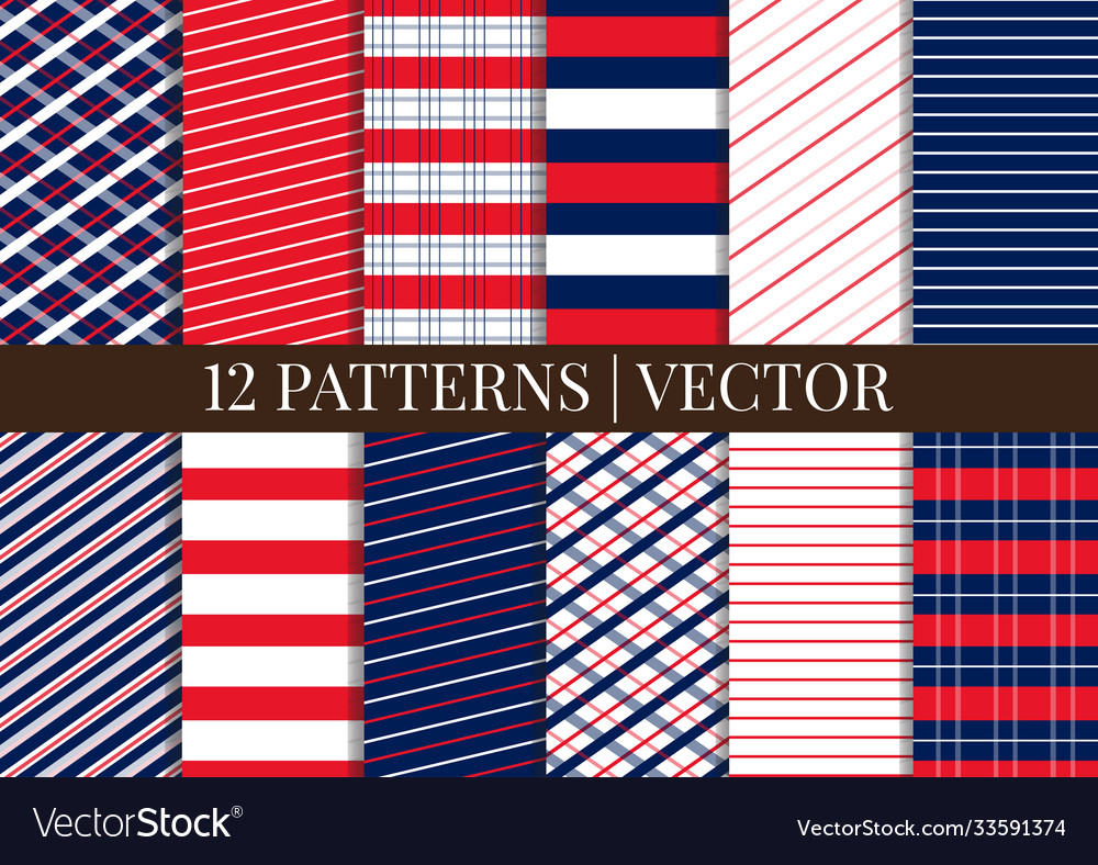 Patterns set fabric textures pattern tile Vector Image