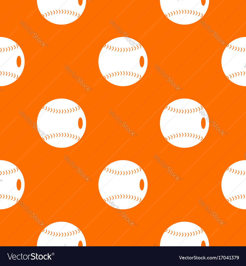 Baseball ball pattern seamless Royalty Free Vector Image