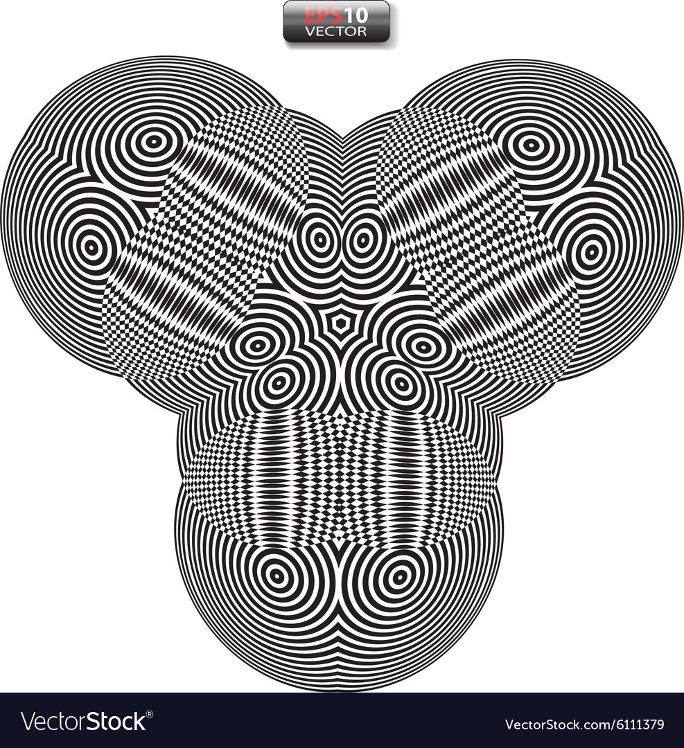 Optical abstract element Royalty Free Vector Image