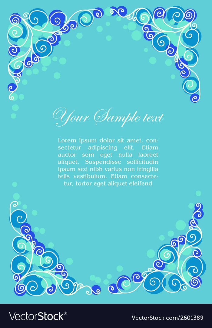 Border Royalty Free Vector Image - VectorStock