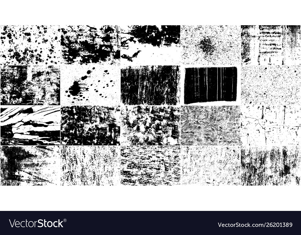 Set grunge design elements Royalty Free Vector Image