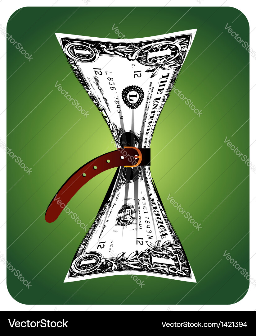 Reducing budget Royalty Free Vector Image - VectorStock
