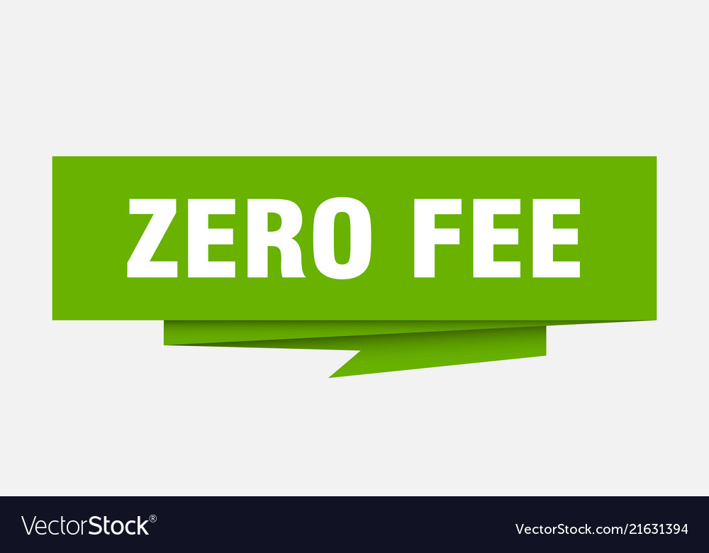 Zero fee Royalty Free Vector Image - VectorStock