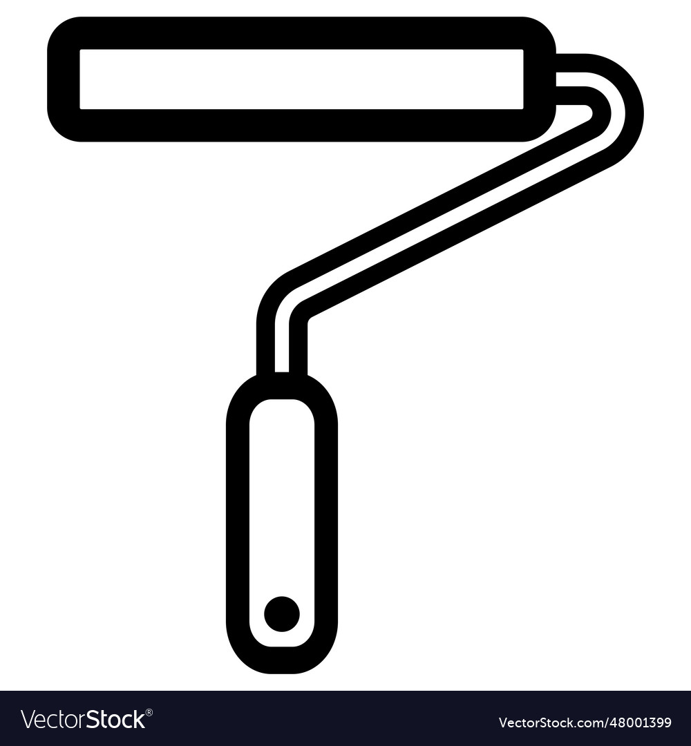 Roller icon Royalty Free Vector Image - VectorStock