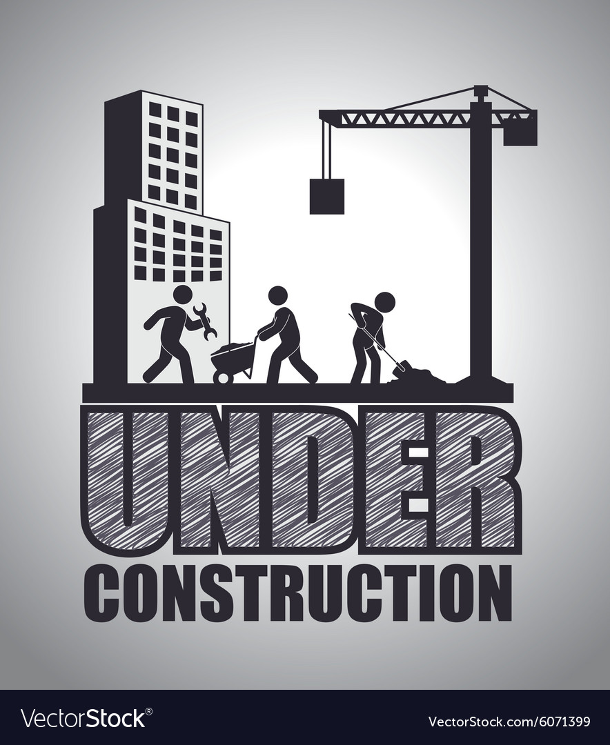 Under construction design Royalty Free Vector Image