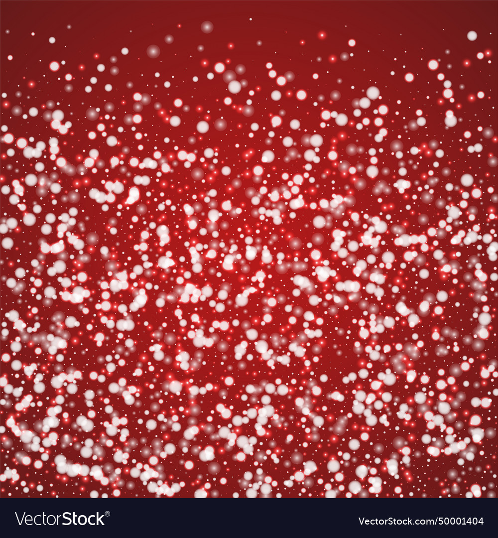 Beautiful snowfall christmas background subtle Vector Image