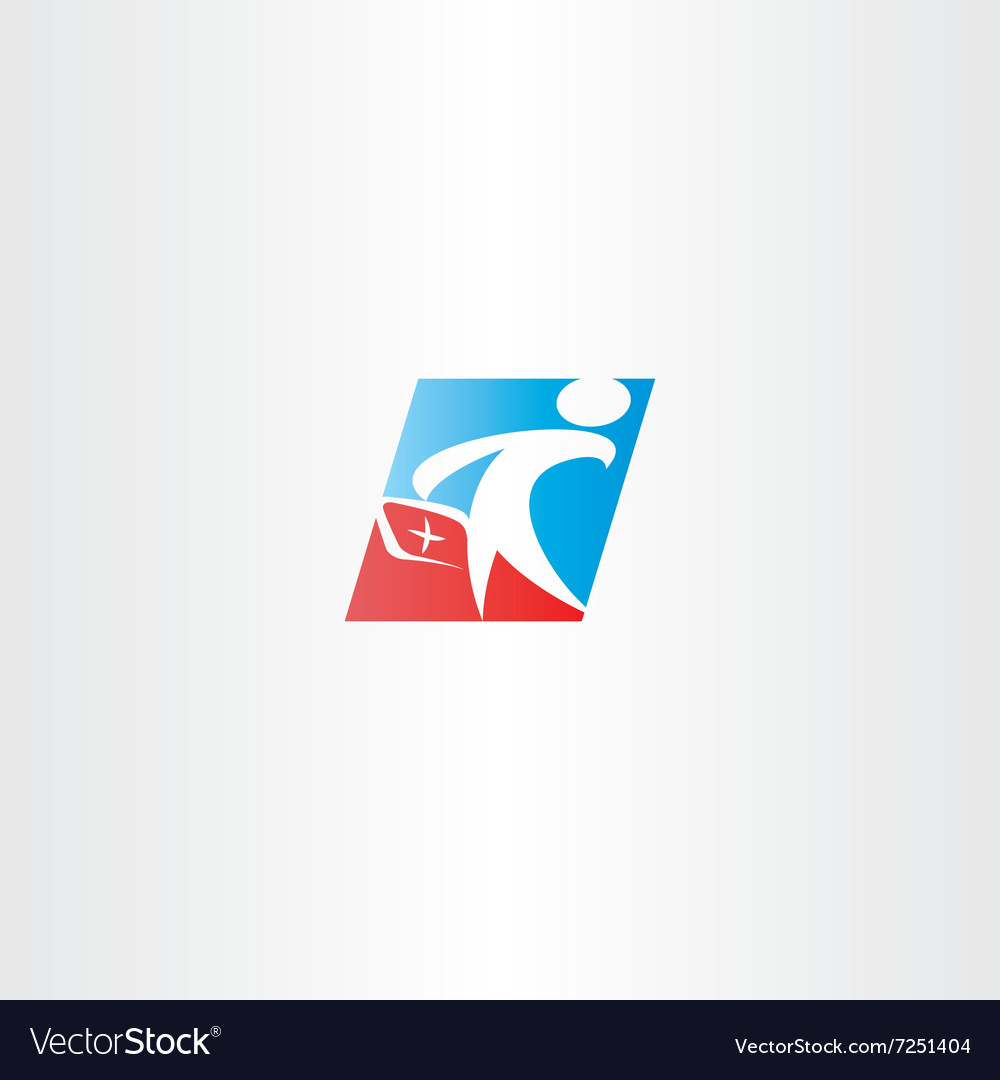 Doctor medic man logo icon Royalty Free Vector Image Doctor medic man logo icon Royalty Free Vector Image