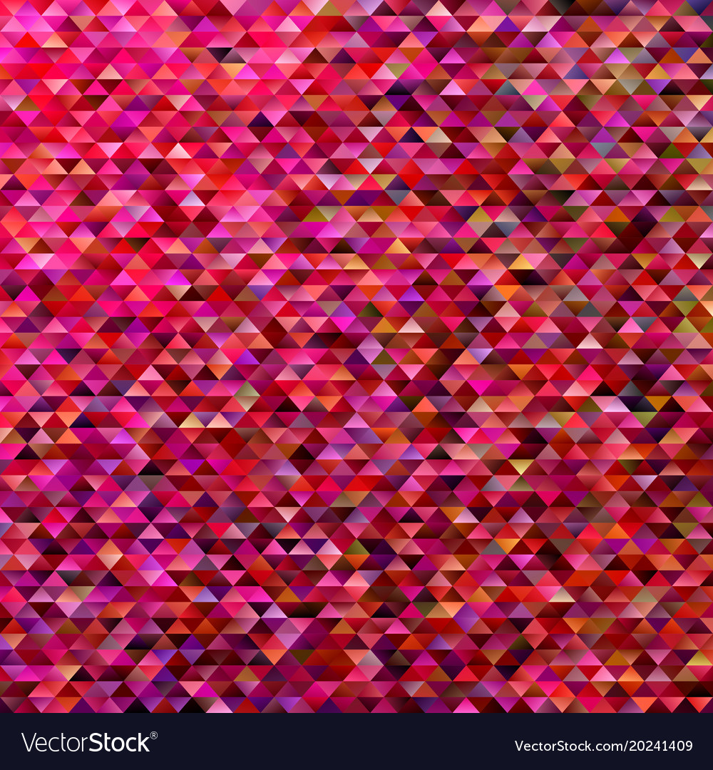 Abstract Mosaic Triangle Tile Background Trendy Vector Image
