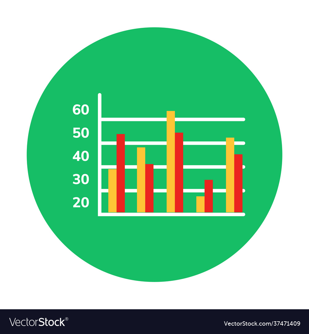 Bar graph Royalty Free Vector Image - VectorStock
