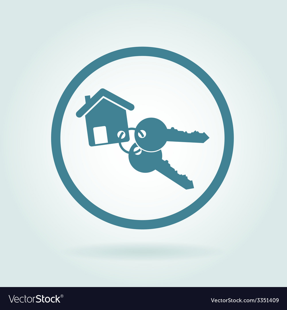 House key Royalty Free Vector Image - VectorStock