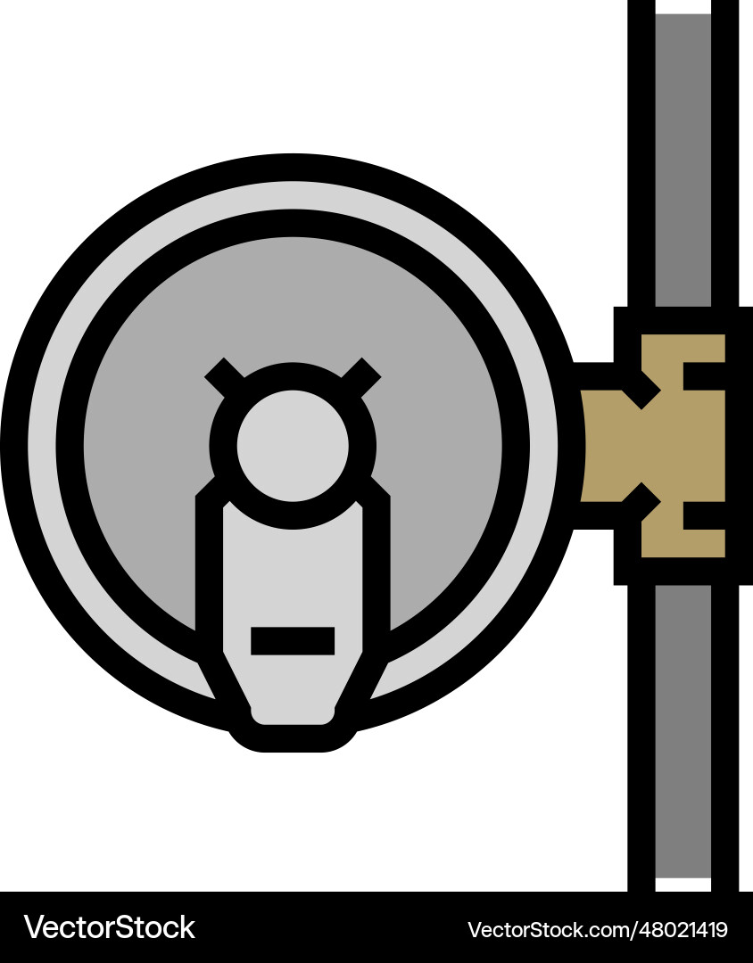 Regulator gas service color icon Royalty Free Vector Image