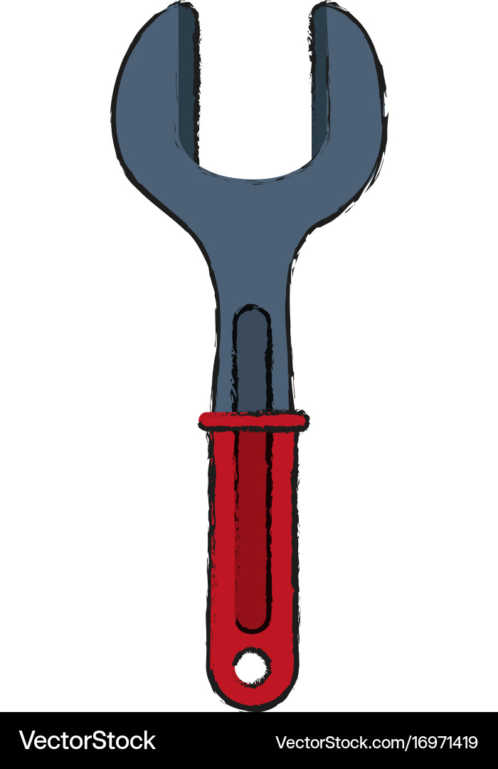 Wrench Royalty Free Vector Image - VectorStock