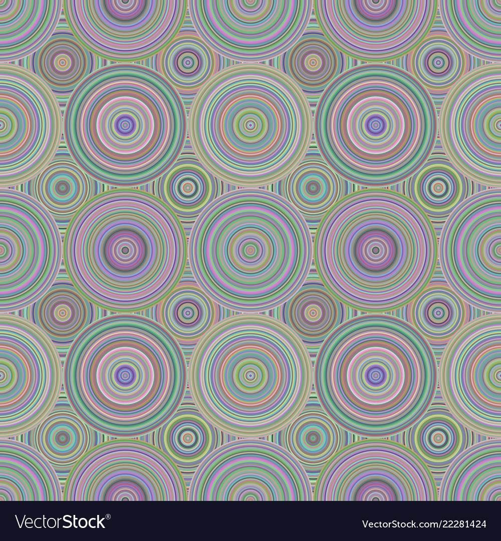 Repeating Concentric Circle Pattern Background Vector Image