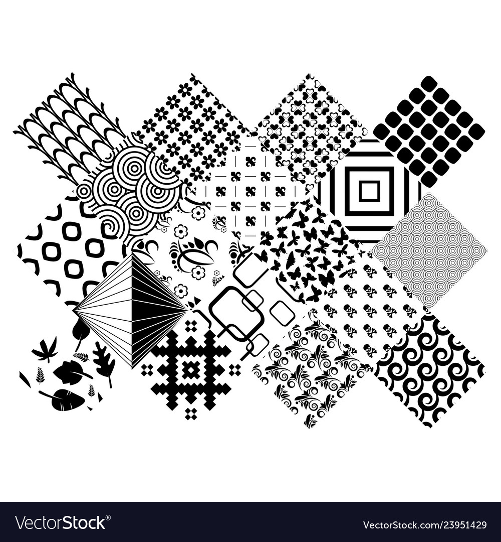 Entangle elements set Royalty Free Vector Image