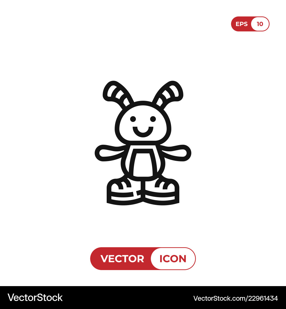 Christmas toy icon Royalty Free Vector Image - VectorStock