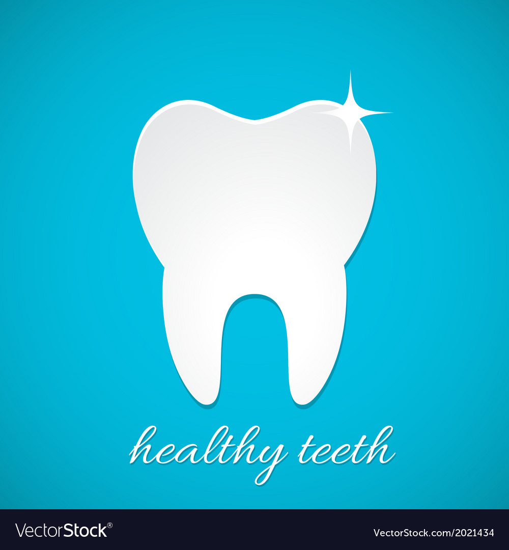 Healthy tooth icon Royalty Free Vector Image - VectorStock