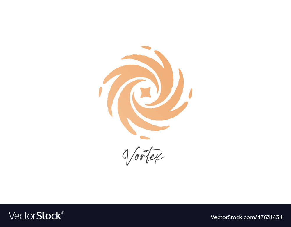 Vortex logo design celestial logo star logo Vector Image Vortex logo design celestial logo star logo Vector Image