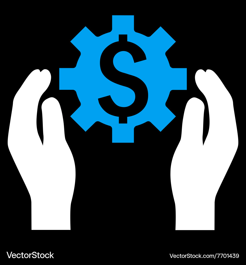 Financial insurance options flat icon Royalty Free Vector