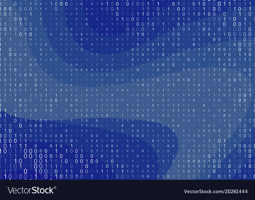 Binary computer code background Royalty Free Vector Image
