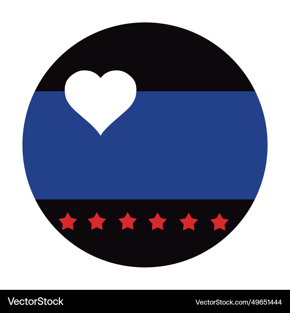Circle badge foot fetish flag Royalty Free Vector Image