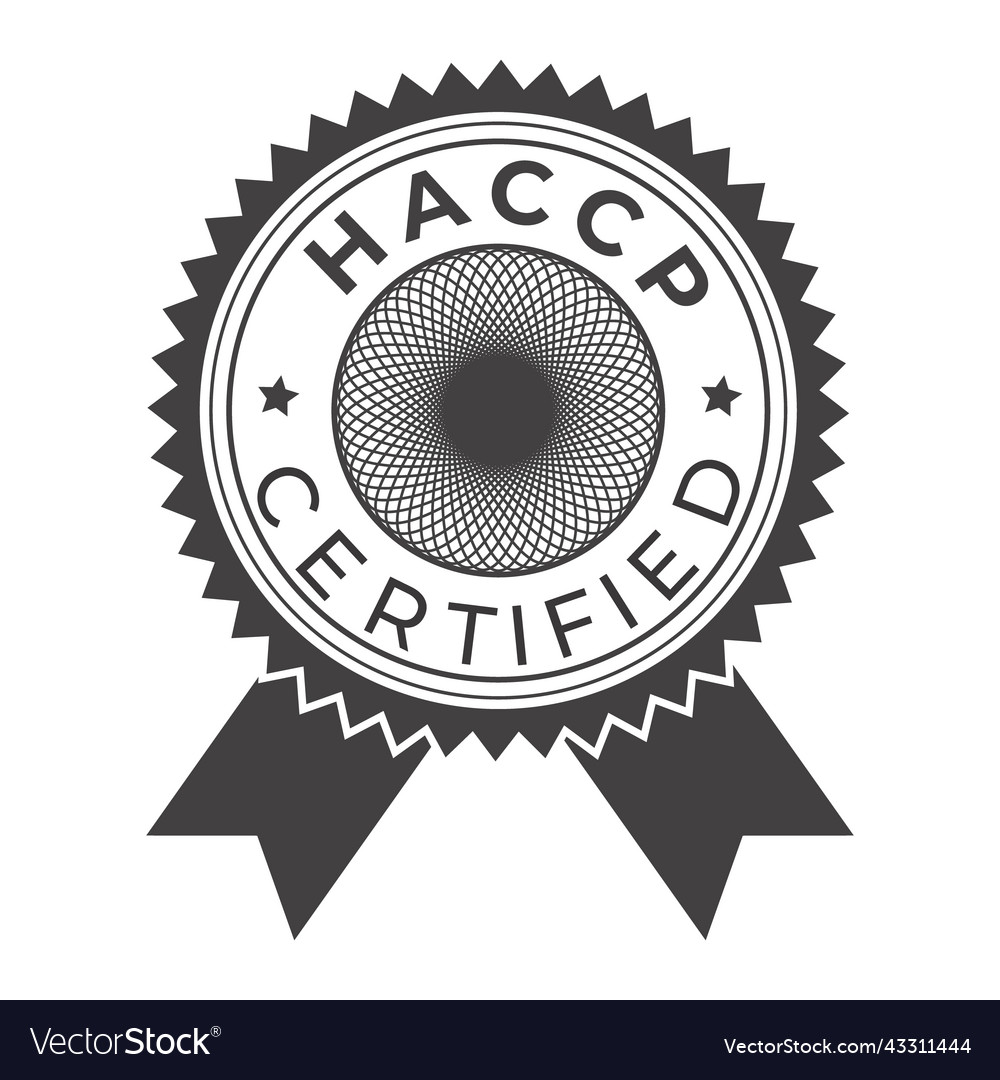 Haccp stamp hazard analysis critical control Vector Image Haccp stamp hazard analysis critical control Vector Image