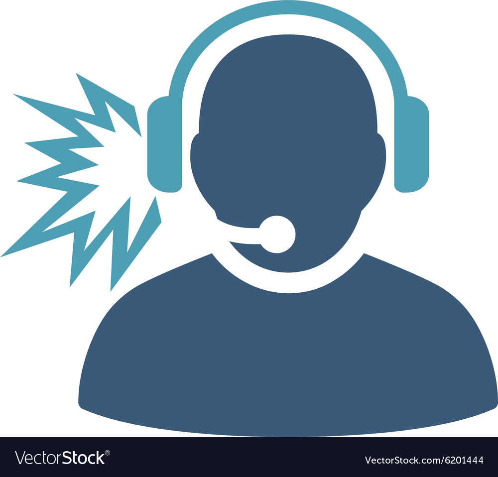 Operator message icon Royalty Free Vector Image