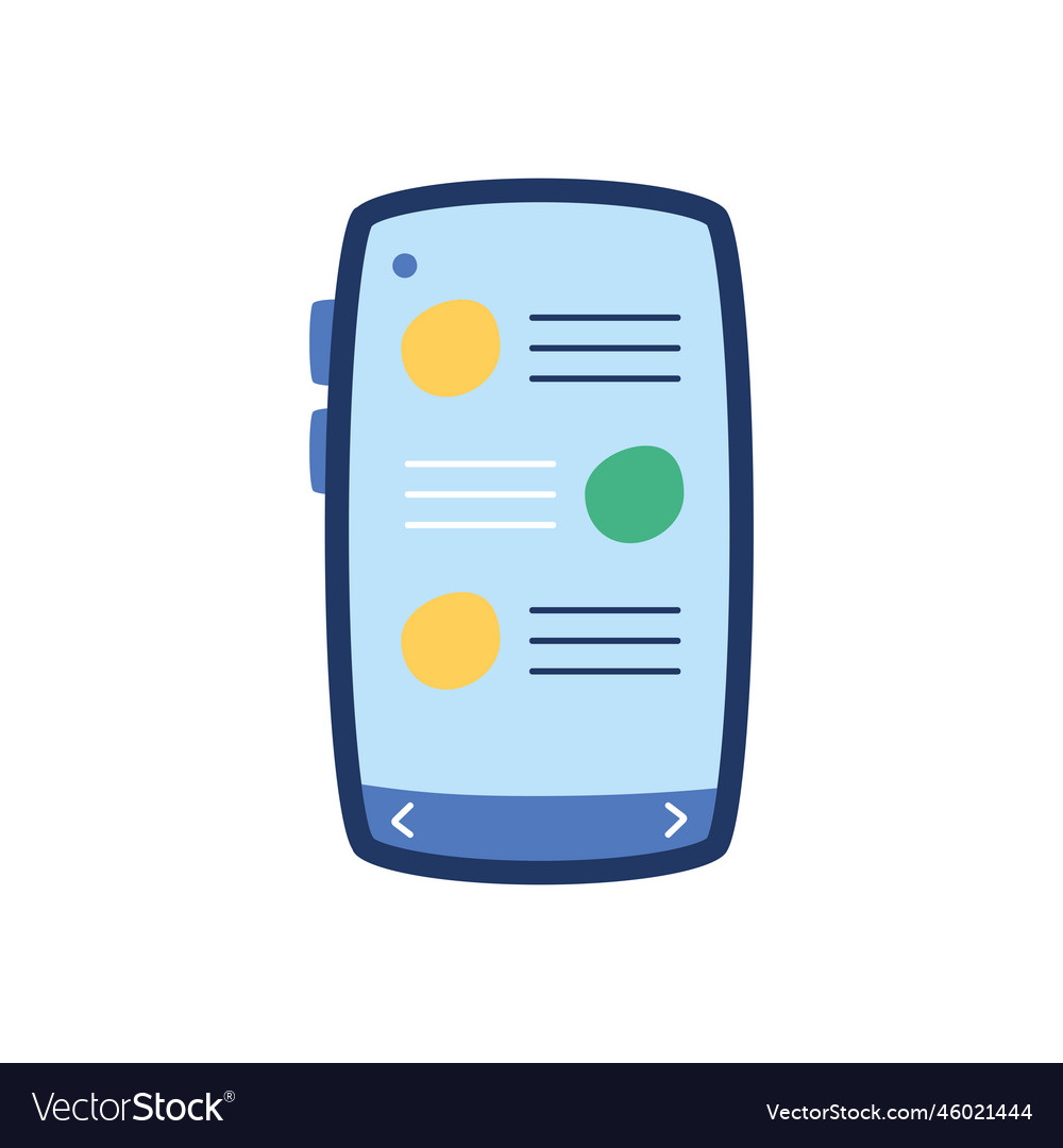 Smartphone device technology Royalty Free Vector Image