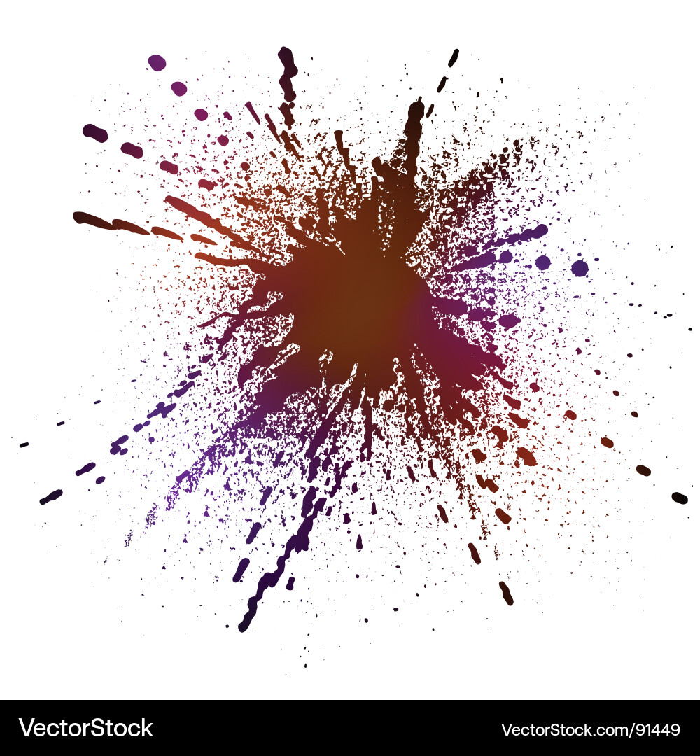 Inky splash Royalty Free Vector Image - VectorStock